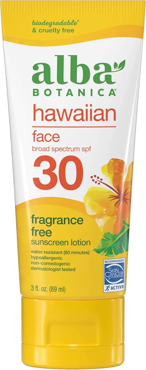 Amazon.com: Alba Botanica Sunscreen Lotion, SPF 45, Pure Lavender, 4 Oz ...
