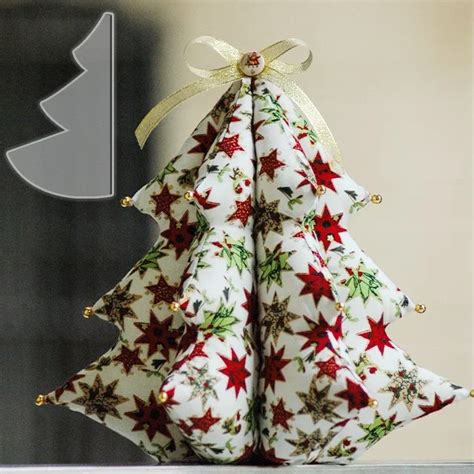 Fabric Christmas Tree Sewing Template With Tutorial