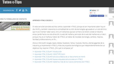 11 Webs Y Canales De YouTube Para Aprender HTML5 Desde 0 Hasta Nivel