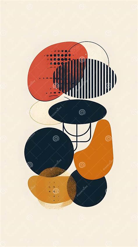 A Bunch Of Circles Are Stacked On Top Of Each Other On A White