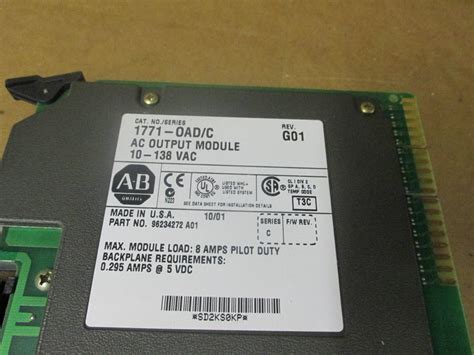 Allen Bradley To V AC Output Module OAD C Daves Industrial Surplus LLC