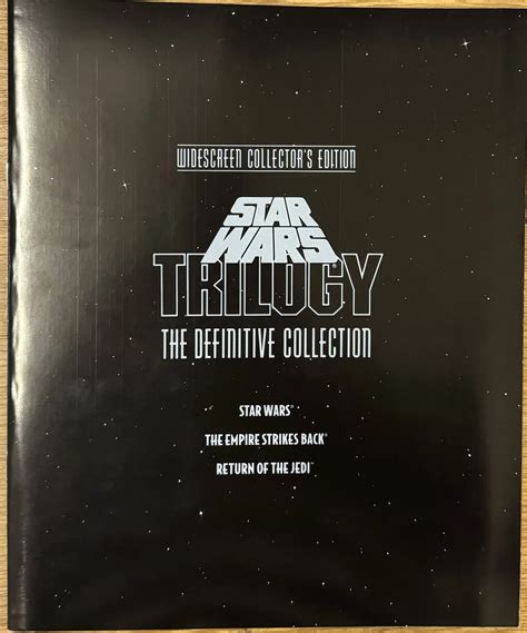 Star Wars Trilogy The Definitive Collection Laserdisc 1994