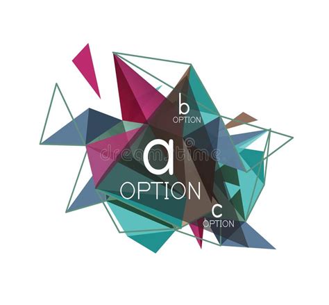 Vector Triangle Abstract Background Low Poly Concept Stock Vector Illustration Of Origami