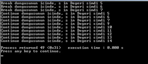 c dersleri c programlama döngüler