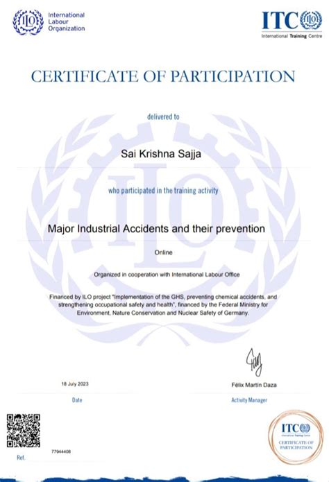 Sai Krishna Sajja On Linkedin Online Certification On Major Industrial