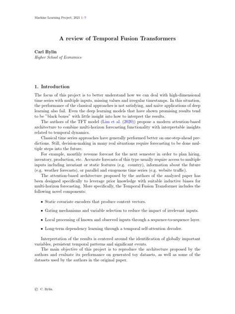 Ml Project Report Pdf Dependent And Independent Variables Forecasting