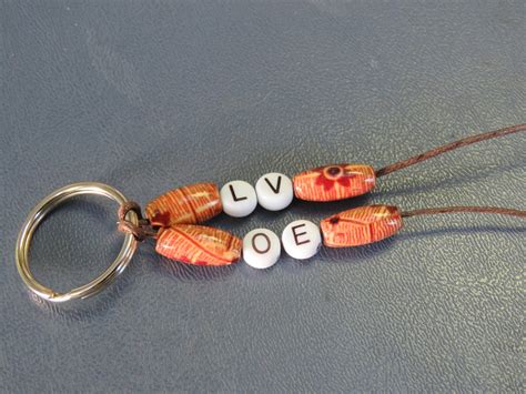 Simple Diy Beaded Keychains