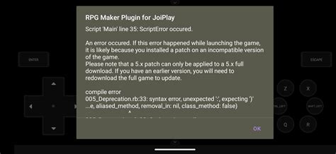 joiplay error r pokemoninfinitefusion