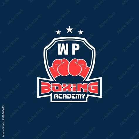 Stock Vektorgrafik „initial Wp Boxing Logo Designs Themes Vector Templates And Downloadable