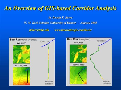 Ppt An Overview Of Gis Based Corridor Analysis Powerpoint