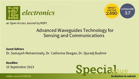 Electronics Mdpi On Linkedin Specialissue Sensing Communications Openaccess Mdpielectronics