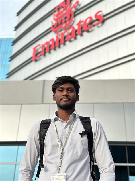 Emirates Datascience Internship Aviation Excited Praneeth