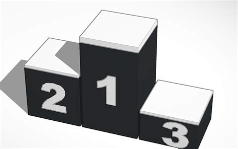 3d Design Podium Tinkercad