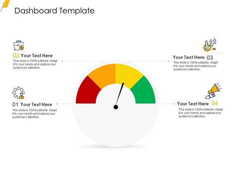 Dashboard Template Ppt Powerpoint Presentation Show Deck Presentation Graphics Presentation
