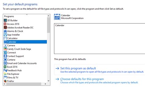 Set Default Programs For Windows 10 Apps How To