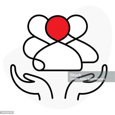 포용적이고 다양한 커뮤니티 아이콘 다양성과 포용성 평등 사회적 형평성 및 직원 지원을 위한 벡터 일러스트레이션입니다 벡터 편집