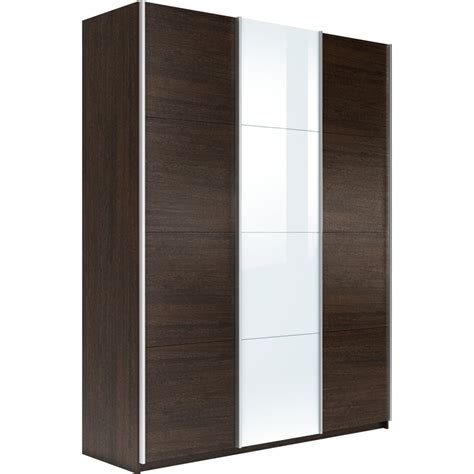 Шкаф Е1 Прайм 3 х дверный ЛДСП белое стекло 25165 3 выгодная цена отзывы характеристики