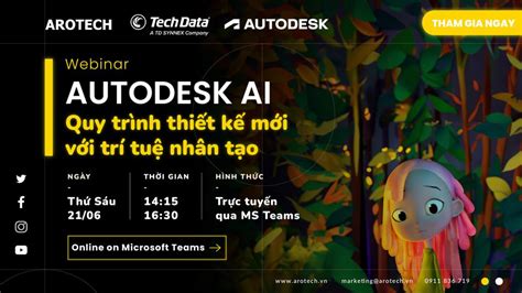 Đăng Ký Tham Dự Webinar Autodesk Ai Quy Trình Thiết Kế Mới Với Trí Tuệ Nhân Tạo