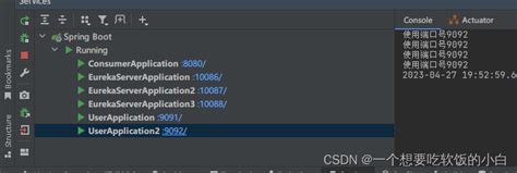Springcloud多个服务同时运行时，下面services状态栏中有的服务是灰色的问题idae微服务启动多了会变灰色怎么回事 Csdn博客