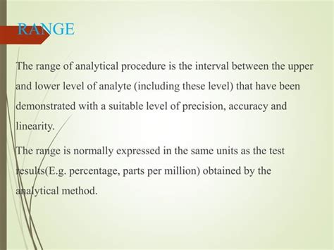 Analytical Method Validation Pptx Chemistry Science