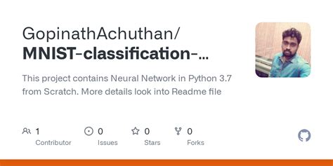 GitHub GopinathAchuthan MNIST Classification Using ANN This Project Contains Neural Network