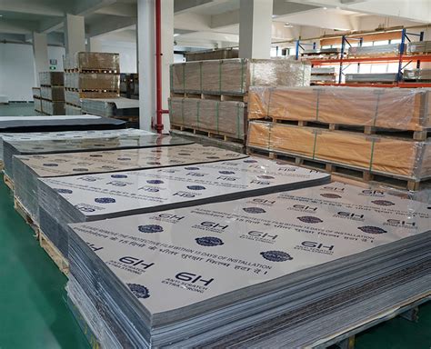 모조리 긁힘 방지 라미네이트 시트 제조사 공장