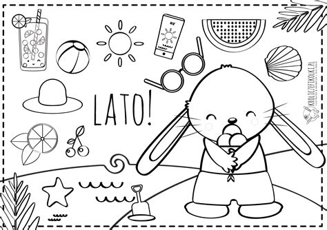 Letnia Kolorowanka Z Kr Likiem Fiko Kiem Kr Licze Fiko Ki