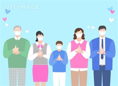 괜찮습니다003 Sill430 유토이미지 일러스트 예방 홍보 생활 응원 화이팅 보호 격려 희망 주먹쥔 극복