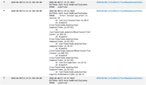 Remove Two Blank Error Log Statements In The Default Error Handler