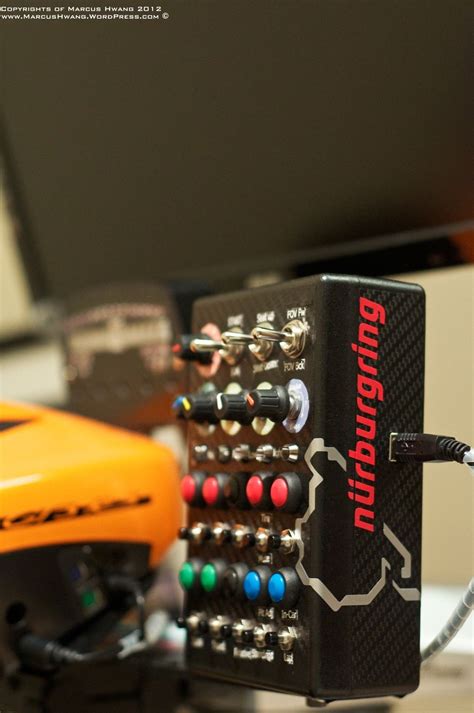 Pc Usb 28 Function Push Button Box Red Start Engine Sim Racing Neo