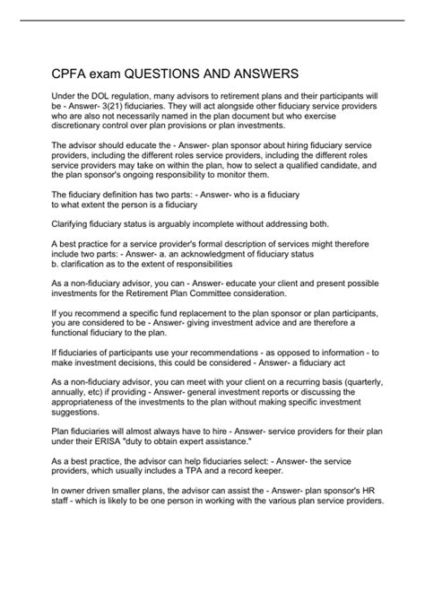 cpfa exam questions and answers cpfa stuvia us