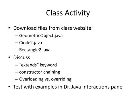 Ppt Inheritance Subclasses And Superclasses Powerpoint Presentation
