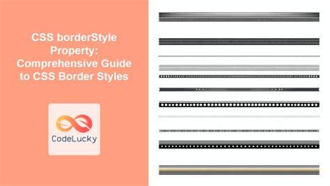 Css Border Property Comprehensive Guide To Styling Element Borders