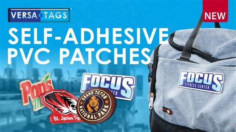 Self Adhesive Pvc Patches By Versa Tags Youtube