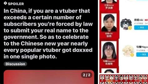 Chinese Goverment Doxx All Influencers Have More 500k Subsfollower