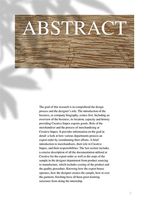 INTERNSHIP REPORT On Behance