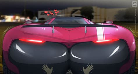 Rule 34 1girls Animate Inanimate Animate Object Ass Bare Ass Big Ass Big Butt Car Female