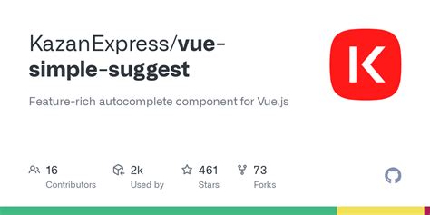 Github Kazanexpressvue Simple Suggest Feature Rich Autocomplete Component For Vuejs