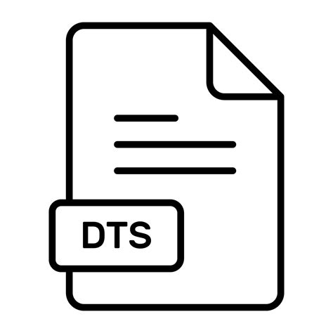 An Amazing Vector Icon Of Dts File Editable Design 19942239 Vector Art At Vecteezy