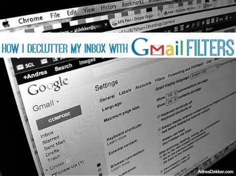 declutter your inbox with gmail filters