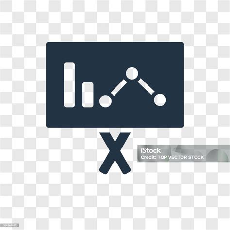 투명 한 배경 프레 젠 테이 션 투명 로고 디자인에 고립 된 프레 젠 테이 션 벡터 아이콘 교사 교육 관련 직업에 대한 스톡 벡터 아트 및 기타 이미지 Istock