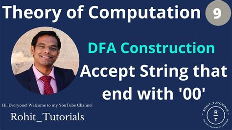 Lect 9 Dfa Example Design Fa Which Accept String That Ends With 00