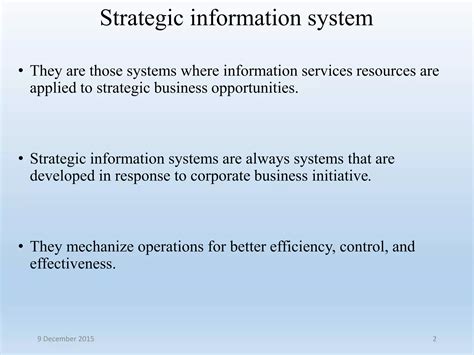 Strategic Information System Pptx