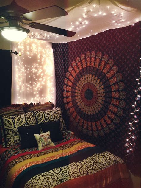 Multicolor Indian Mandala Hippie Boho Dorm Decor Tapestry Wall Hanging