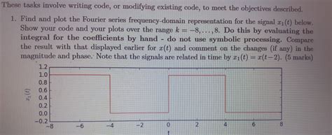 These Tasks Involve Writing Code Or Modifying