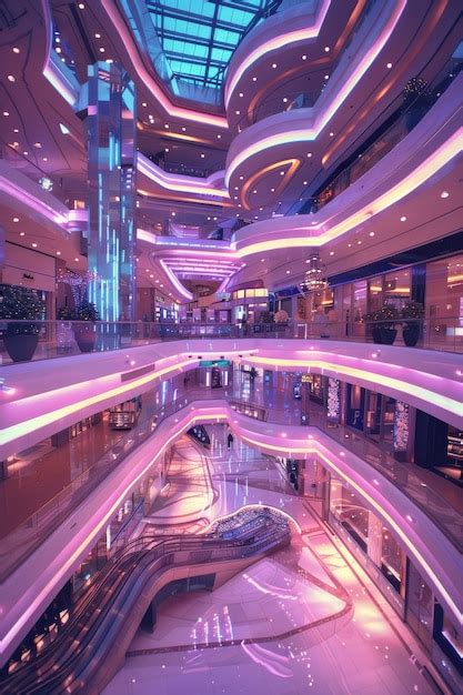 El Interior So Ador Del Centro Comercial Foto Gratis