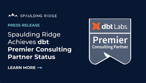 Spaulding Ridge Achieves Dbt Premier Consulting Partner Status Spaulding Ridge