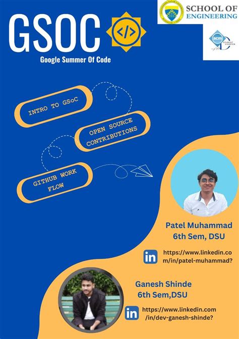 Dsu Acm On Linkedin Gsoc Opensource Github Soe Dsu
