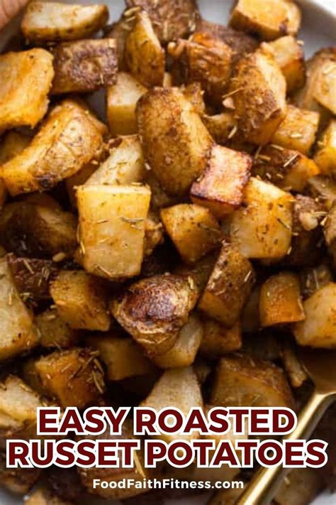 Flavorful Homemade Roasted Russet Potatoes