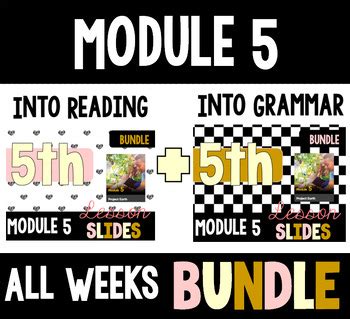 HMH Into Reading Grammar Reading Bundle For Module ALL WEEKS